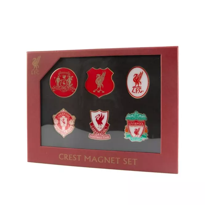 Jual Liverpool FC Liverpool FC 6Pk Crest Magnet Set - Official LFC ...