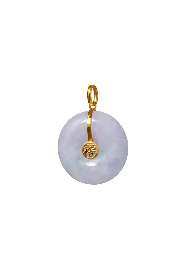 Buy TOMEI TOMEI Jade Pendant, Yellow Gold 750 2025 Online | ZALORA ...