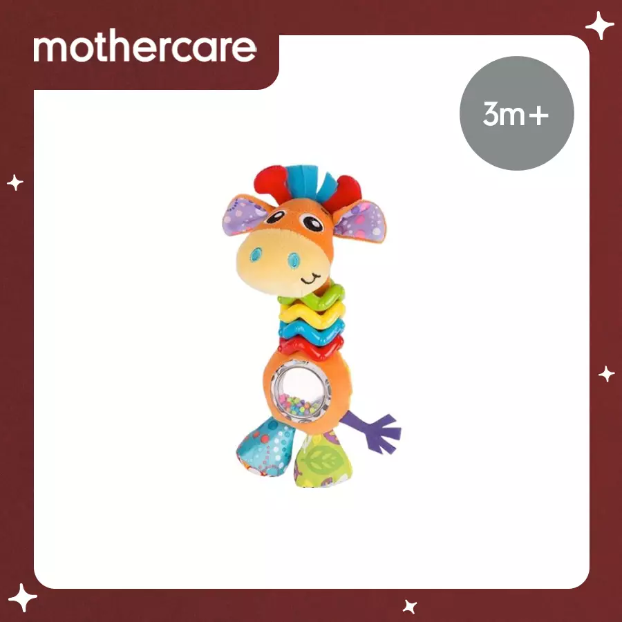 Jual Mothercare Playgro Bead Buddy Giraffe Rattle - Mainan Travel ...