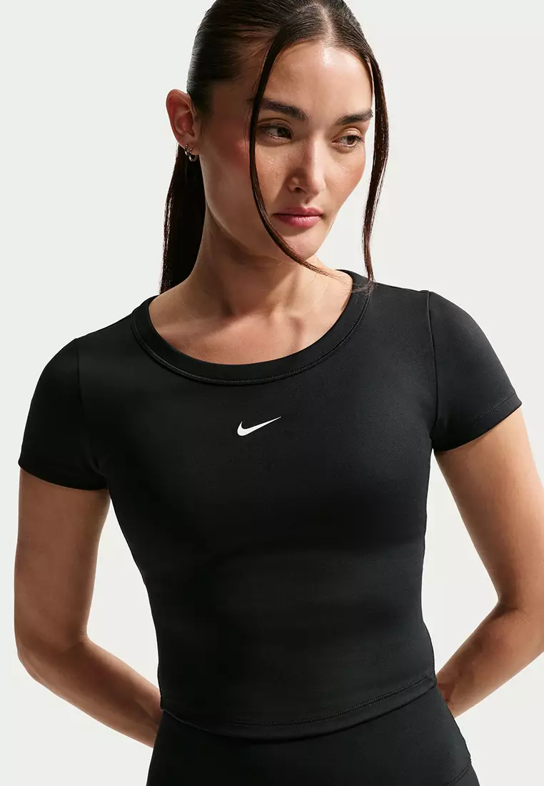 Buy Nike One Fitted Women's Dri-FIT Short-Sleeves Cropped Top 2026 ...