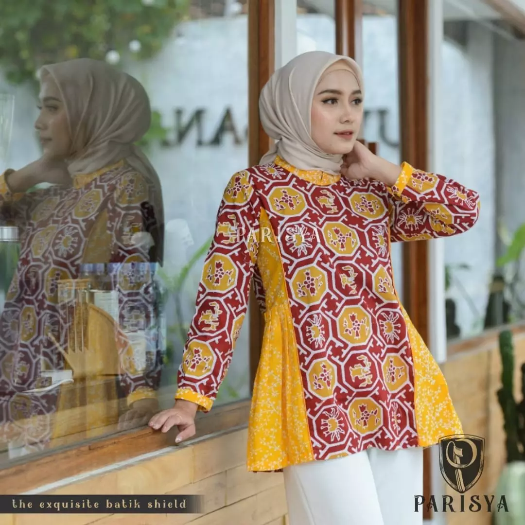 Model Dress Batik Kantor