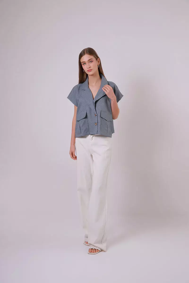 Jual Berrybenka Label Sofia Raven Outer Denim Original 2025 | ZALORA ...