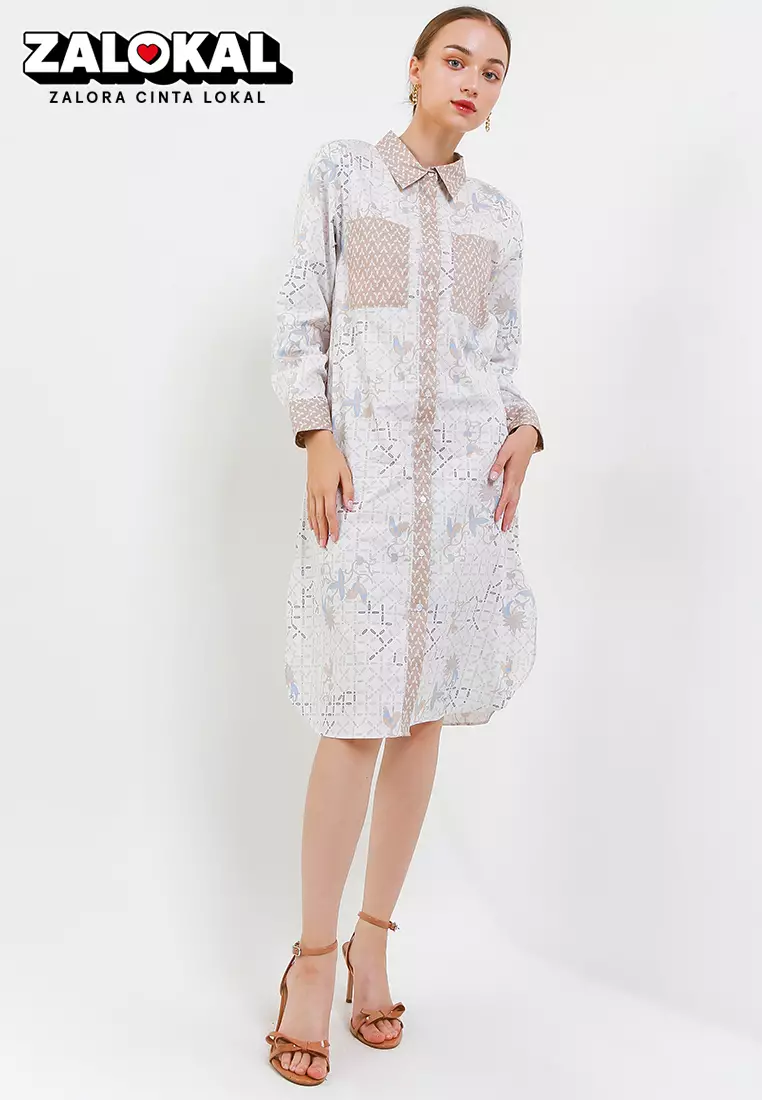 Jual Bateeq Tana Shirt Dress Original 2024 | ZALORA Indonesia