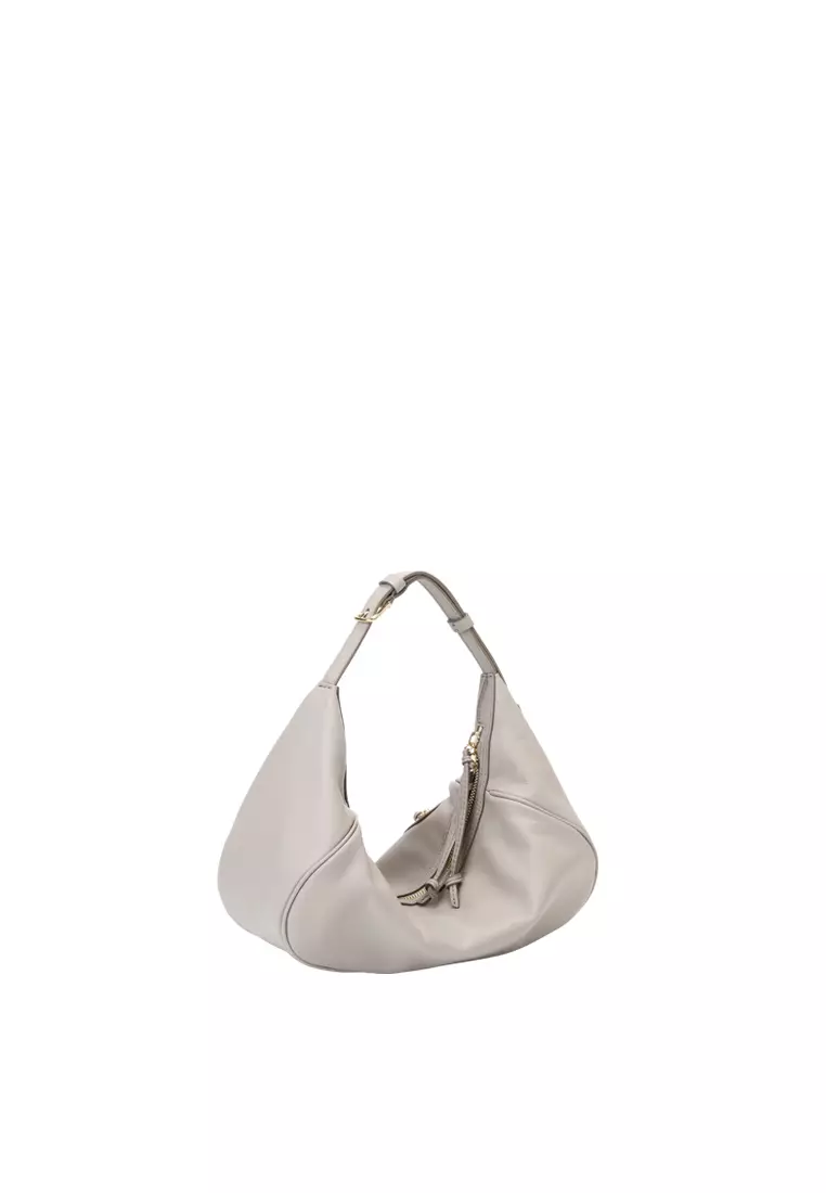 BERACAMY Ursula V11 2-Way Drape Hobo / Crossbody Bag Small - Grey 2025 ...