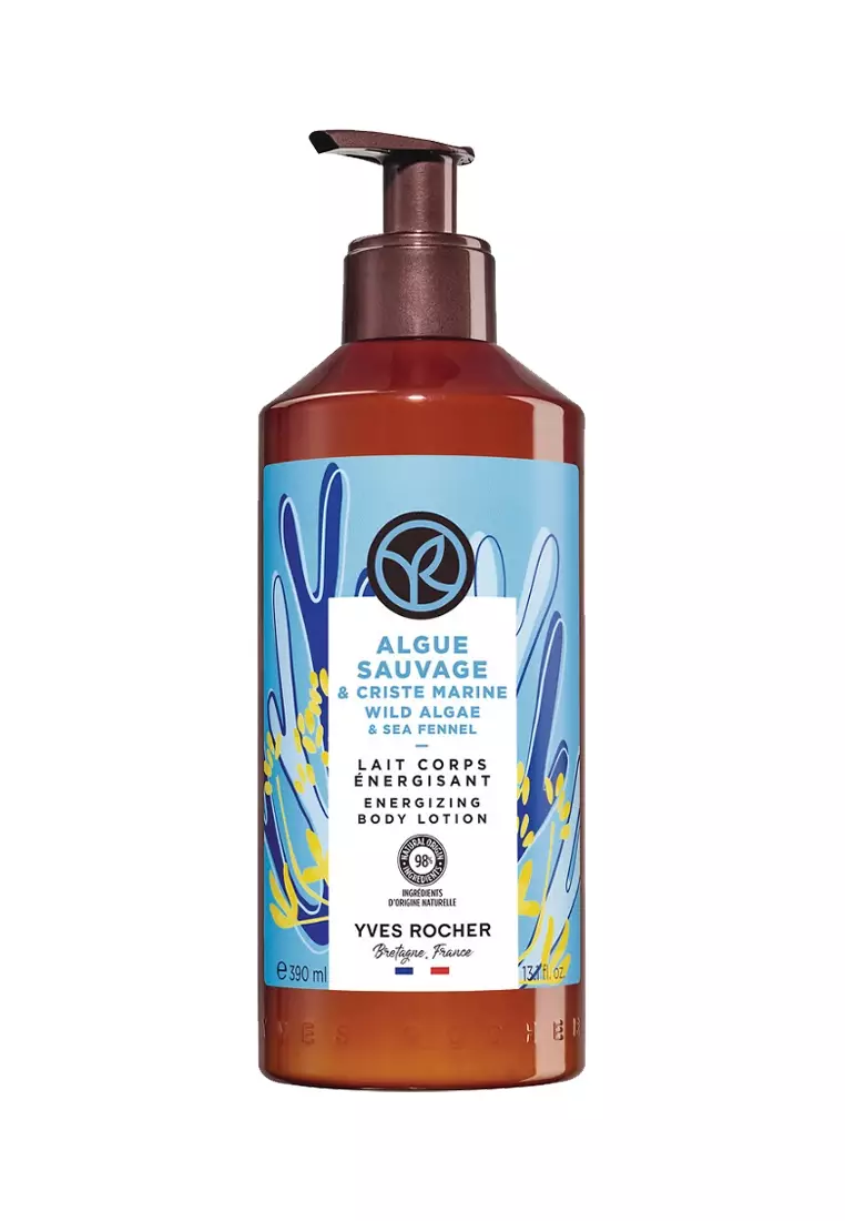 Buy Yves Rocher Wild Algae Energizing Body Lotion - 390ml Natural ...