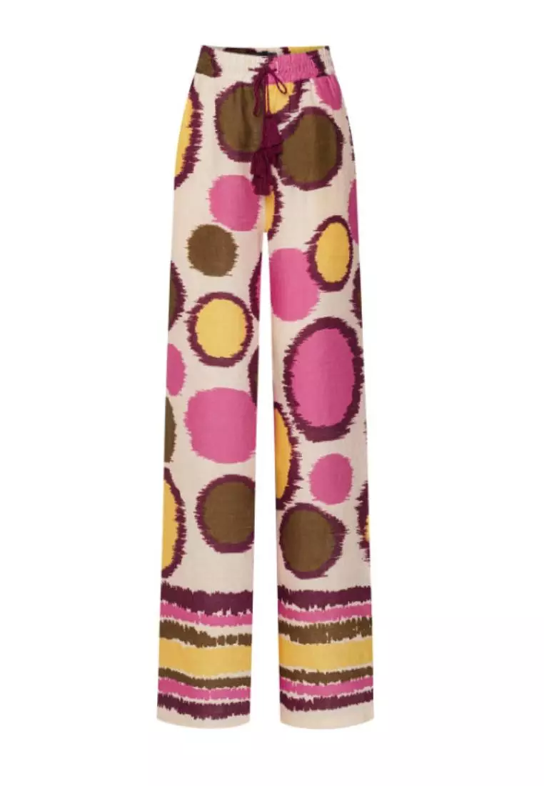 Buy EXQUISE EXQUISE Colorful Polka Dot Summer Pants-MULTI COLOR 2024 ...