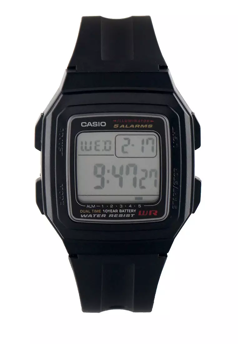 Jual CASIO Casio Jam Tangan Wanita - Black - Resin - F-201WA-1ADF Original 2025 | ZALORA Indonesia