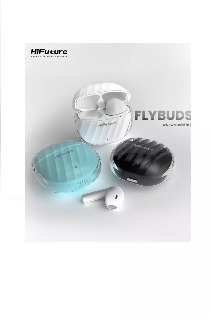 Buy Hifuture FlyBuds3 ENC Enabled Bluetooth 5.3 IPX5 Touch Control 6 ...
