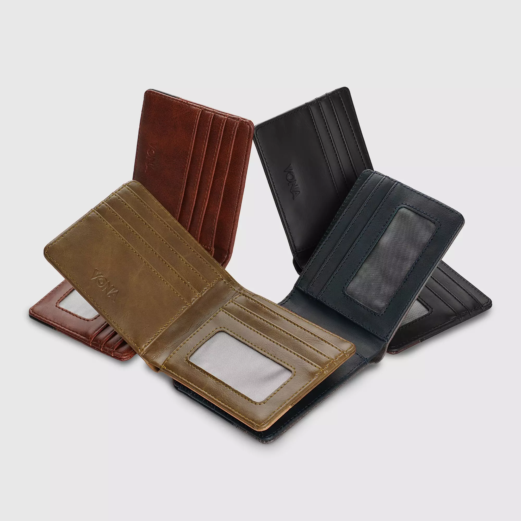 Jual VONA VONA Tank Wallet - Dompet Kartu Pria Kulit PU Original 2024 ...