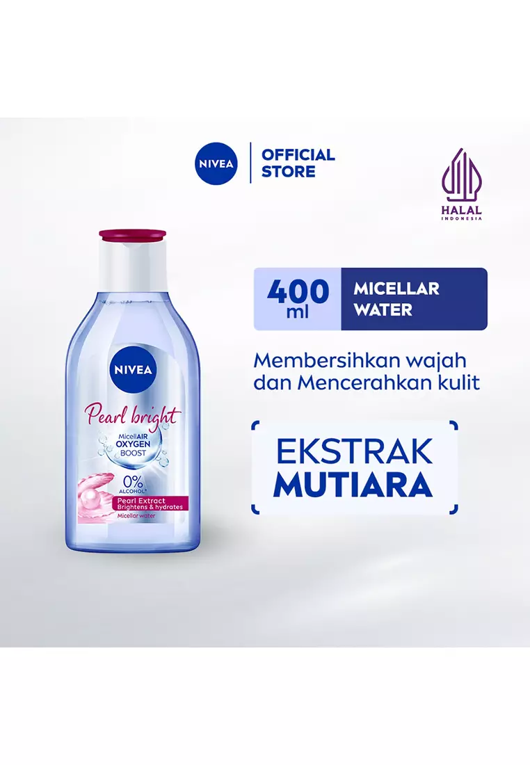 Jual NIVEA NIVEA Pearl Bright MicellAIR Micellar Water 400ml Original ...