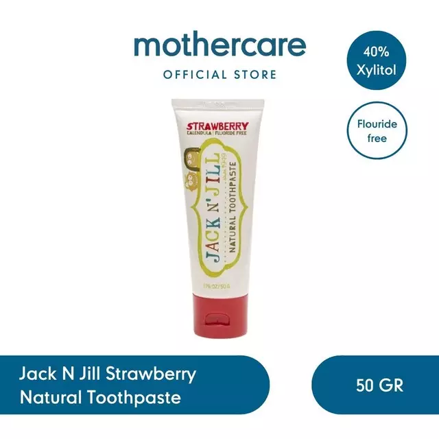Jual Mothercare Jack N Jill Strawberry Natural Toothpaste - Pasta Gigi ...