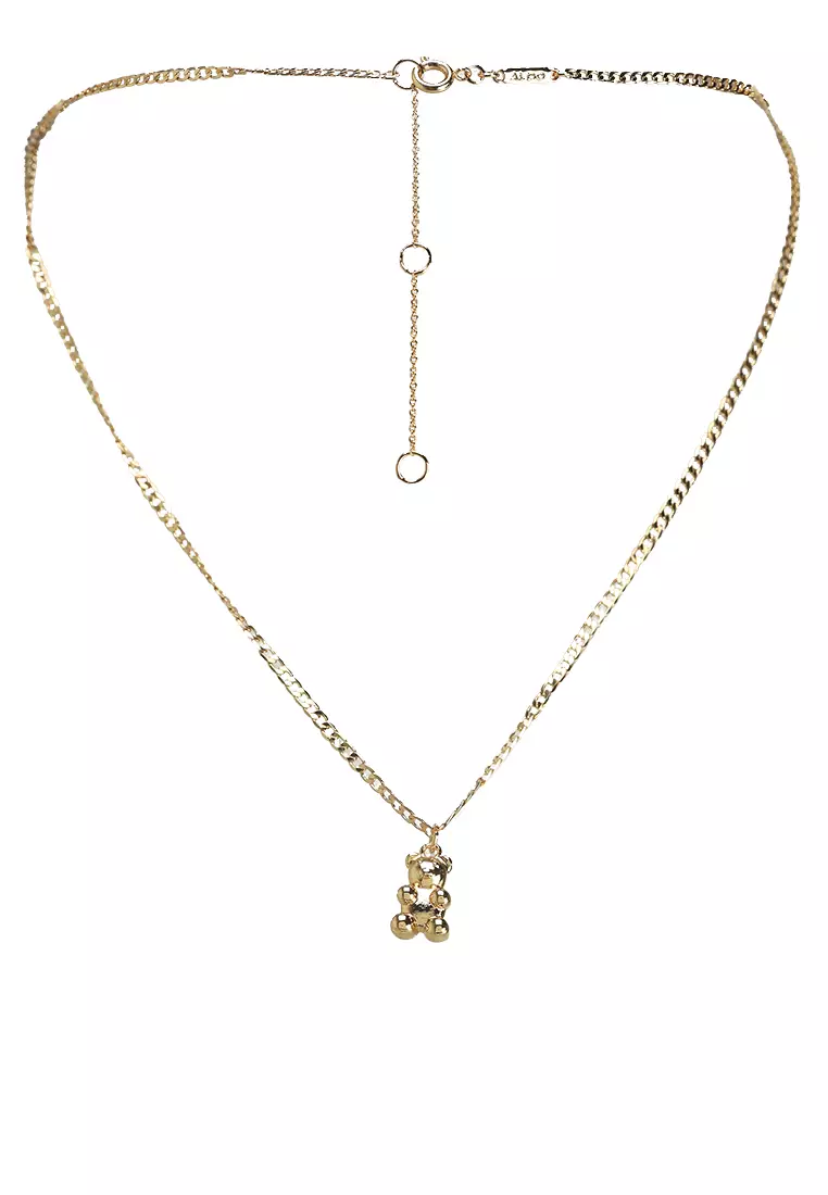 Buy ALDO Bearsy Gold Plated Teddy Necklace 2025 Online | ZALORA