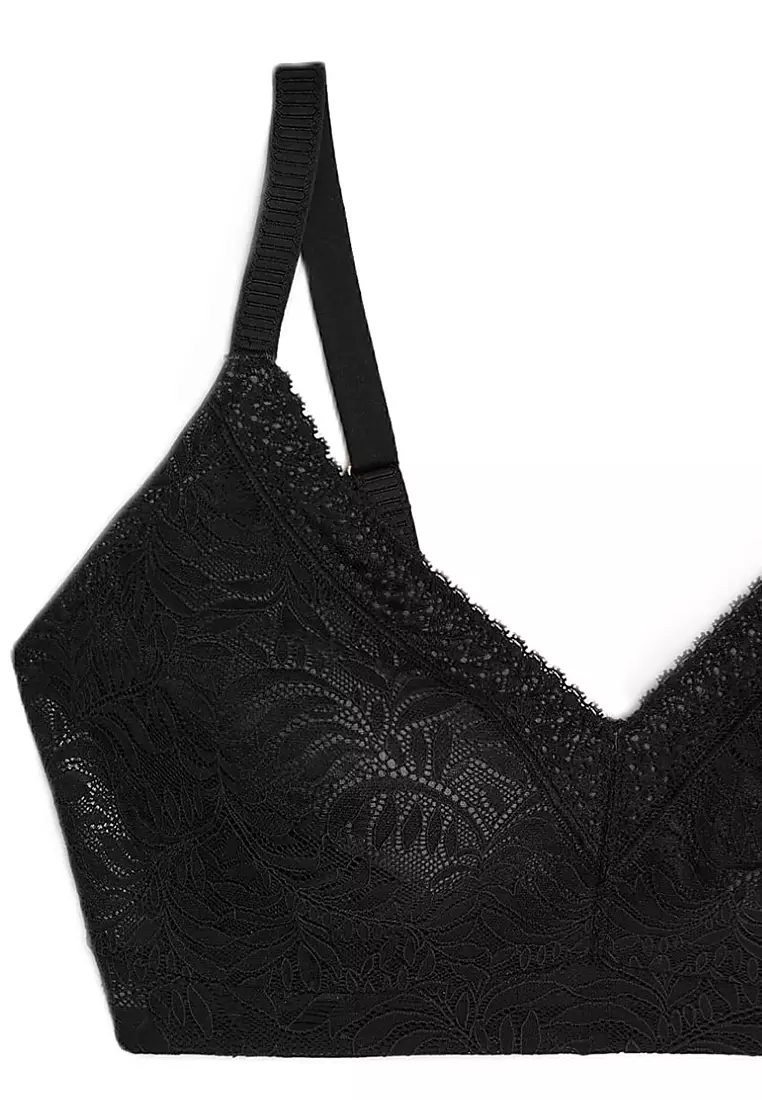 Jual Marks & Spencer Flexifit Lace Non Wired Minimiser Bra Original ...