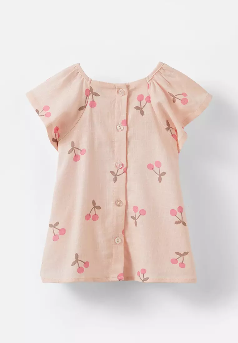 Buy Cotton On Kids Isabelle Shirred Woven Dress 2025 Online | ZALORA