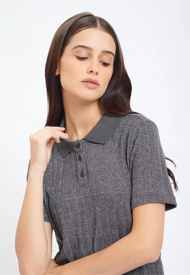Buy Penshoppe Relaxed Fit Knit Polo 2024 Online | ZALORA Philippines