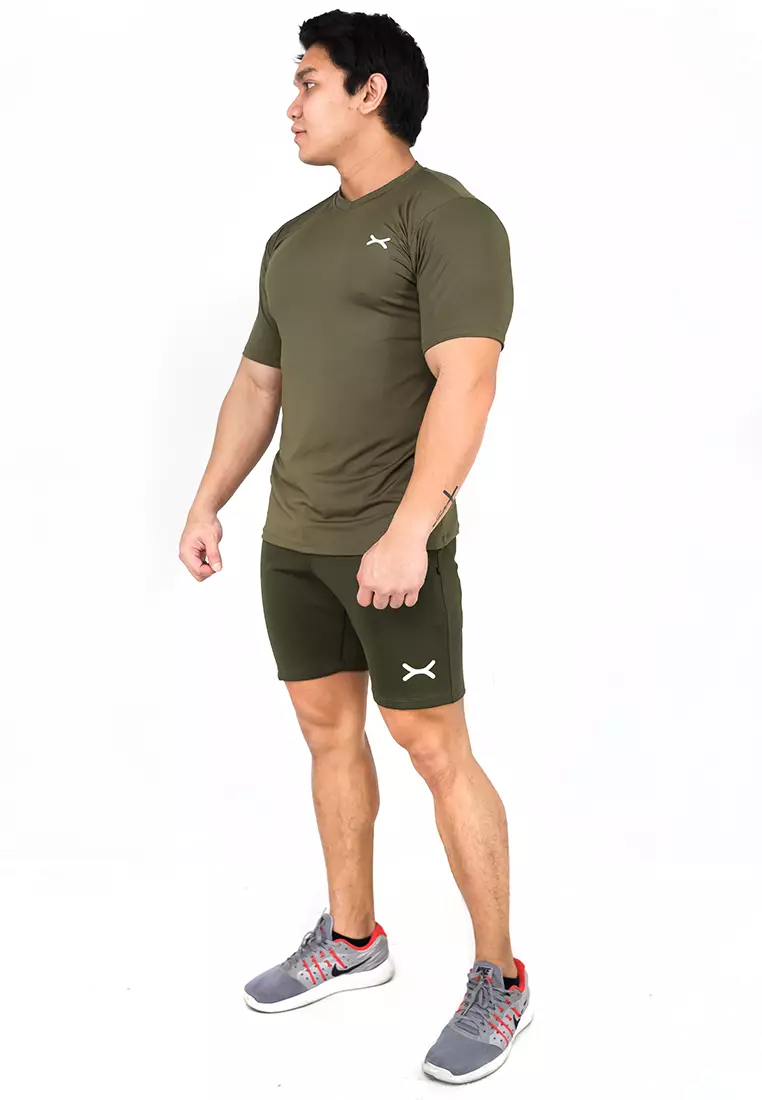 Jual Flexzone FLEXZONE Sports Tee MultiSport Series Army Green Original ...