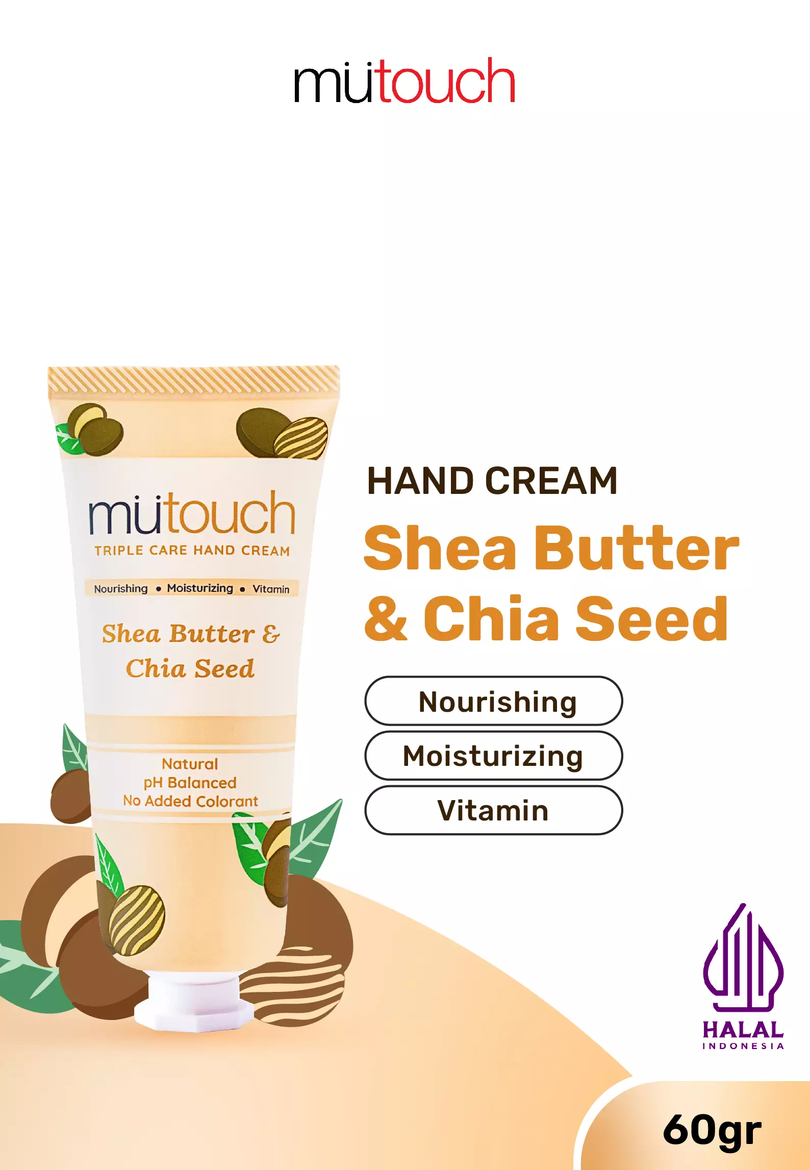 Jual MUTOUCH PAKET COMPLETE - MuTouch Triple Care Hand Cream 60gr x 3 ...