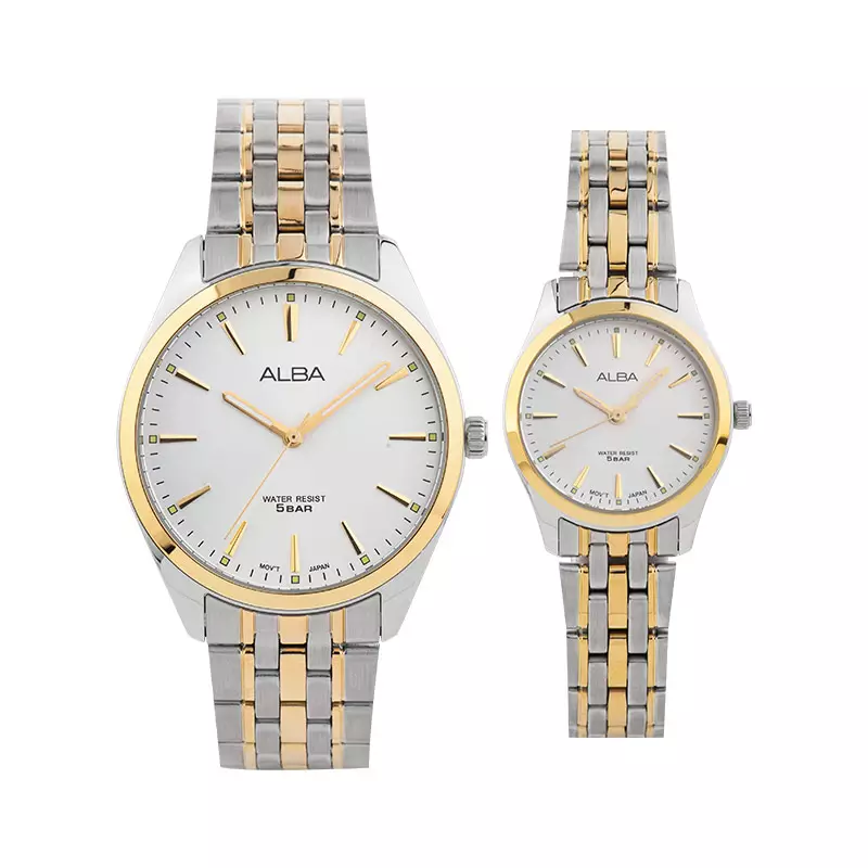 Jual Alba Jam Tangan Couple Alba ARX132X1_ARX112X1 Couple Silver Dial ...