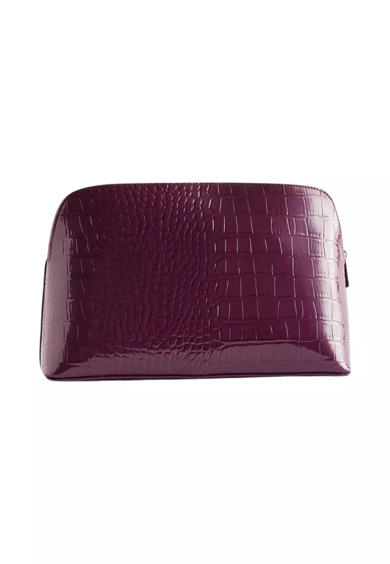 Buy TED BAKER Ted Baker CROCANA Imitation Croc Large Washbag 2025 ...