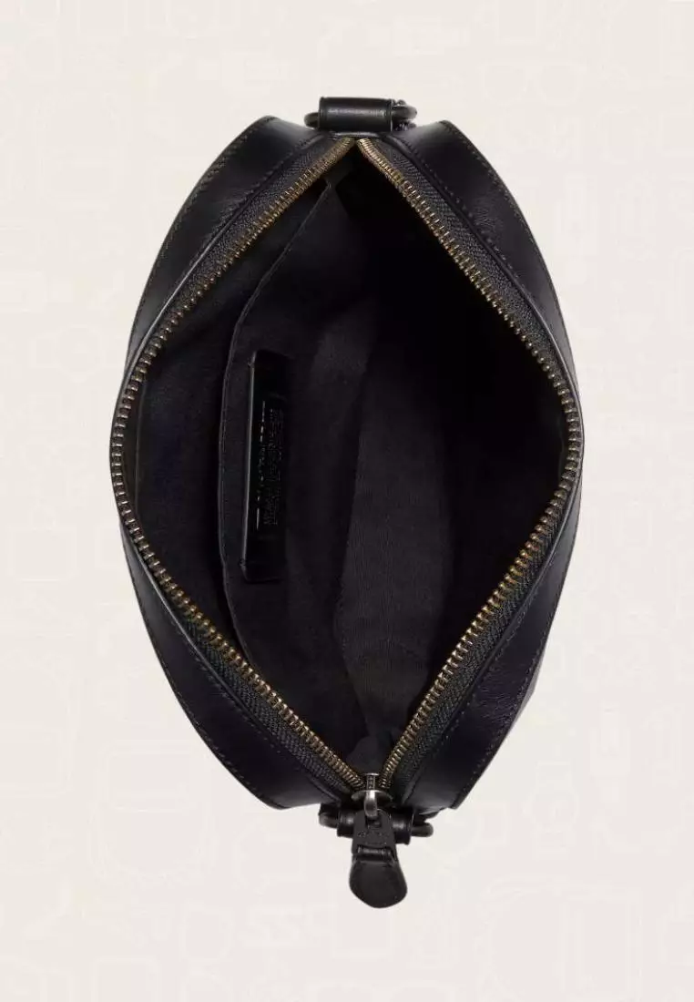 Jual Coach Coach Houston Flight Bag In Signature Leather Black Original ...