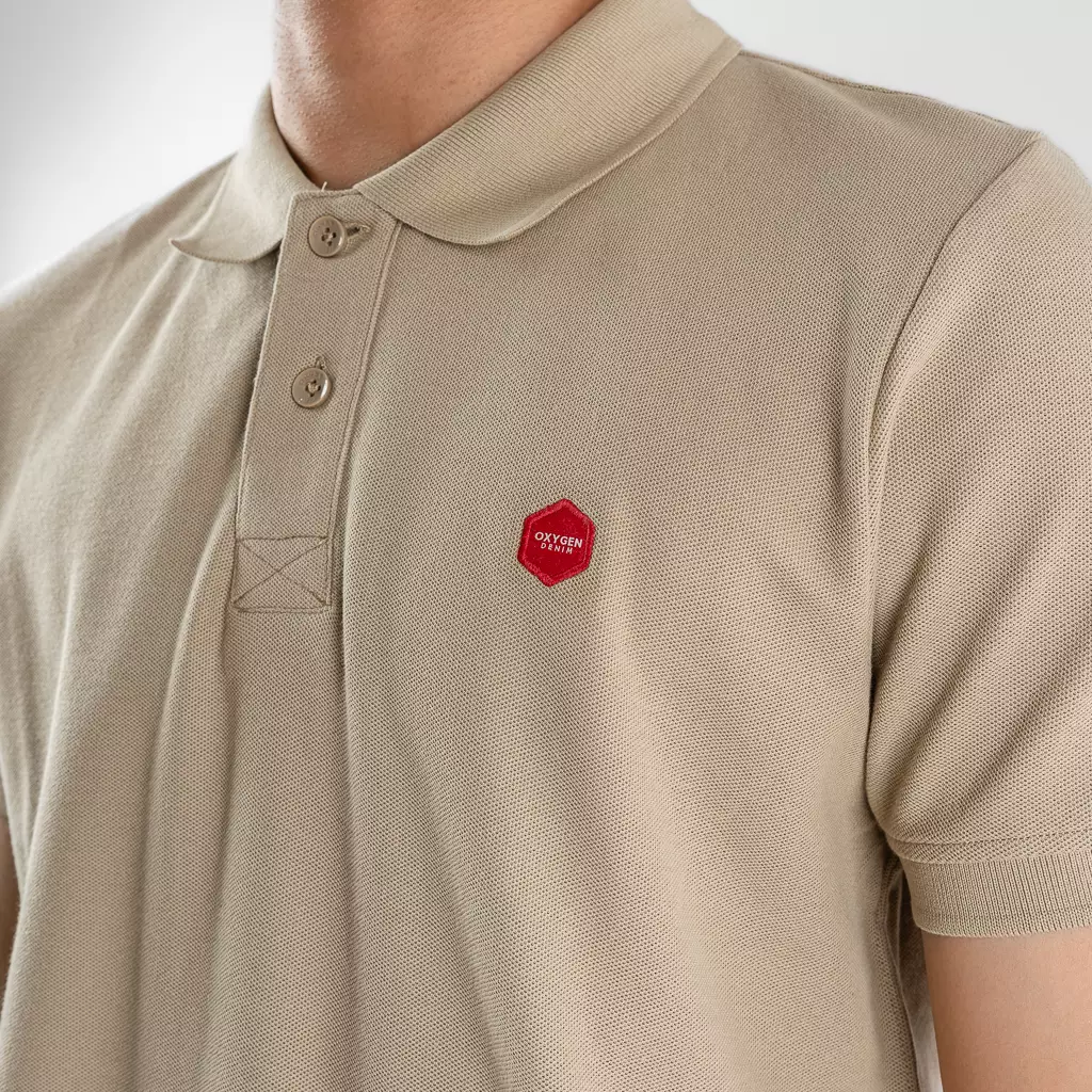 Jual Oxygen Denim Oxygen Denim Prime B Polo Shirt - Khaky (3627 ...
