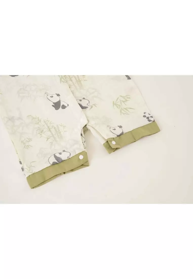 Buy Little Kooma Panda Eat Bamboos Baby Boy Cheongsam Romper 0841 ...