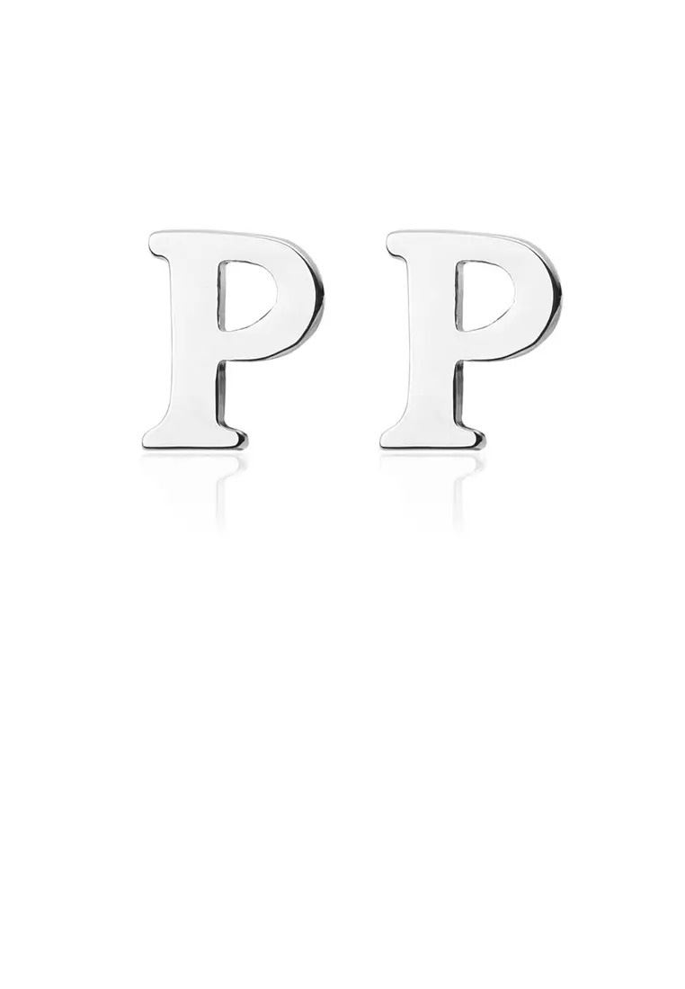 Buy Mooclife Simple and Fashion English Alphabet P Cufflinks 2025 ...