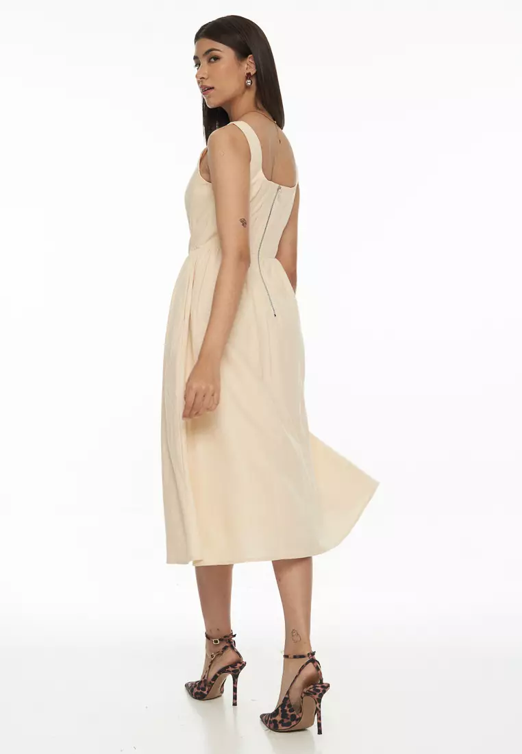 Dressing Paula Corset Linen Midi Dress 2025 | Buy Dressing Paula Online ...