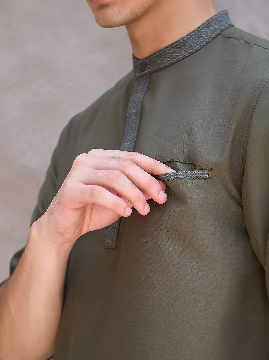 Jual Oxcon OXCON Kemeja koko Tangan 3/4 Bordir Hasbi Army Original 2025 ...