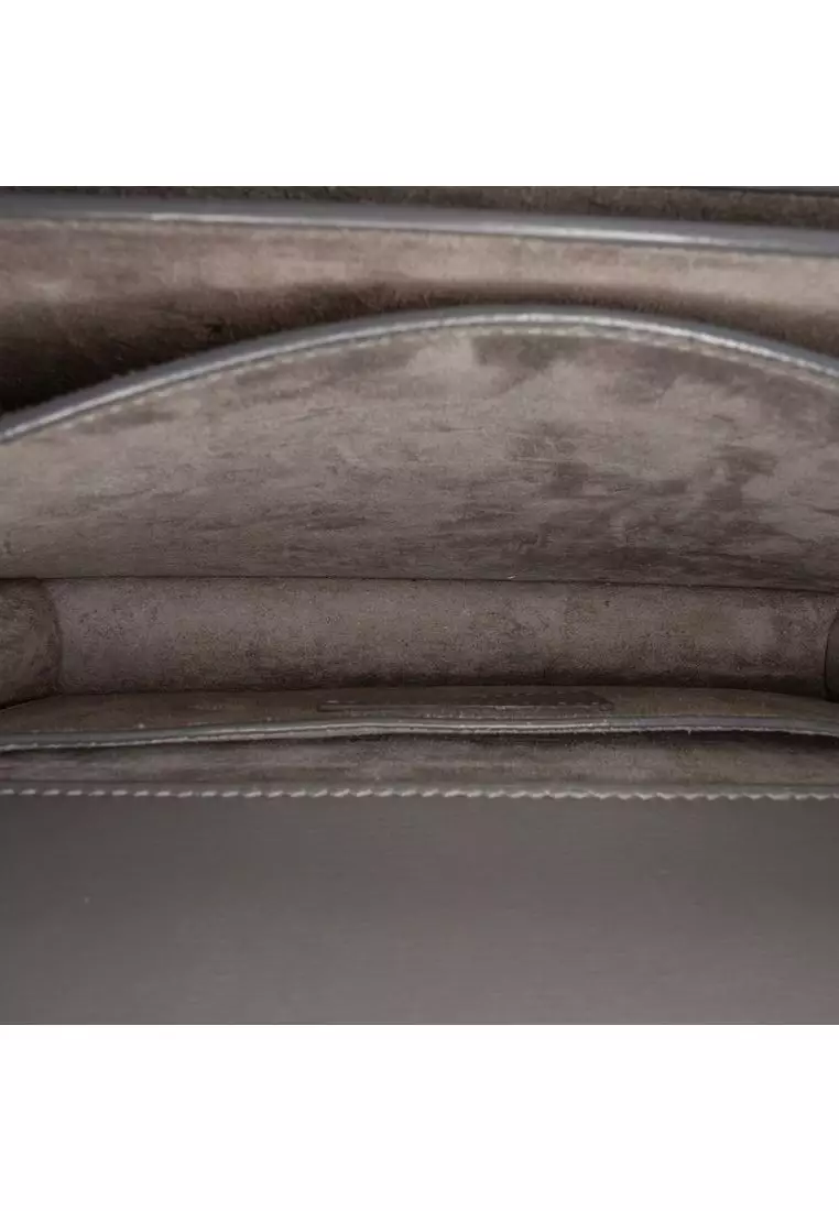 Buy SAINT LAURENT Pre-Loved Saint Laurent Medium Leather Monogram ...