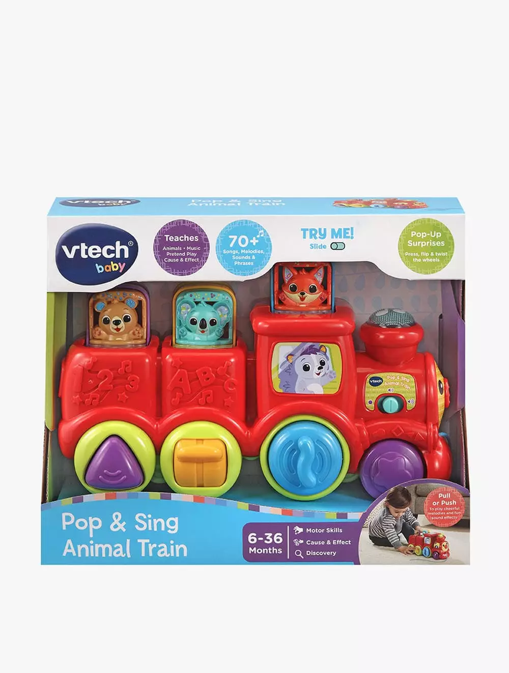 Jual Vtech Vtech Pop & Sing Animal Train - VTE80-554903 Original 2024 ...