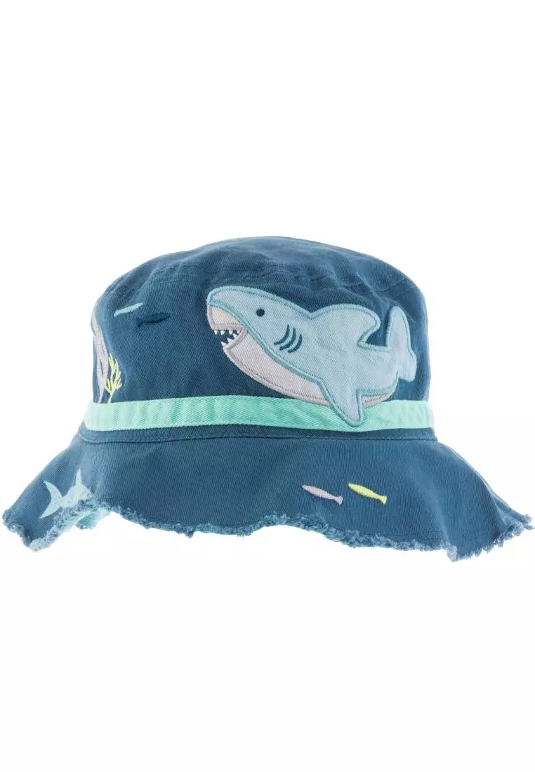 Buy Stephen Joseph Shark Bucket Hat Navy 2025 Online | ZALORA Philippines