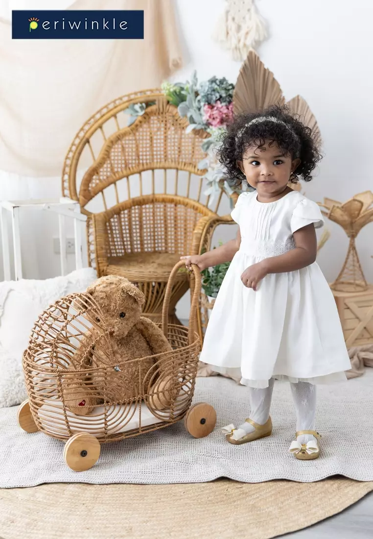 Buy PERIWINKLE Constance Baby Girl White Christening Set 2025 Online ...