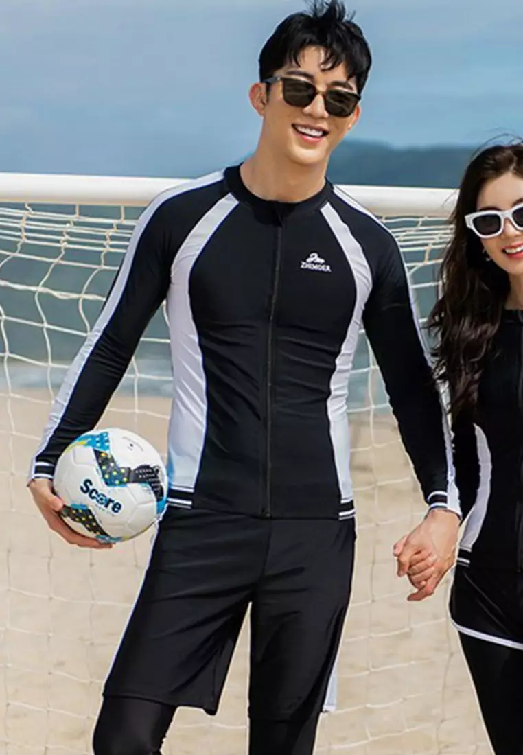 Buy LYCKA LLL3085 Korean Style Men Rash Guard 3-Pieces Set Multi Online ...