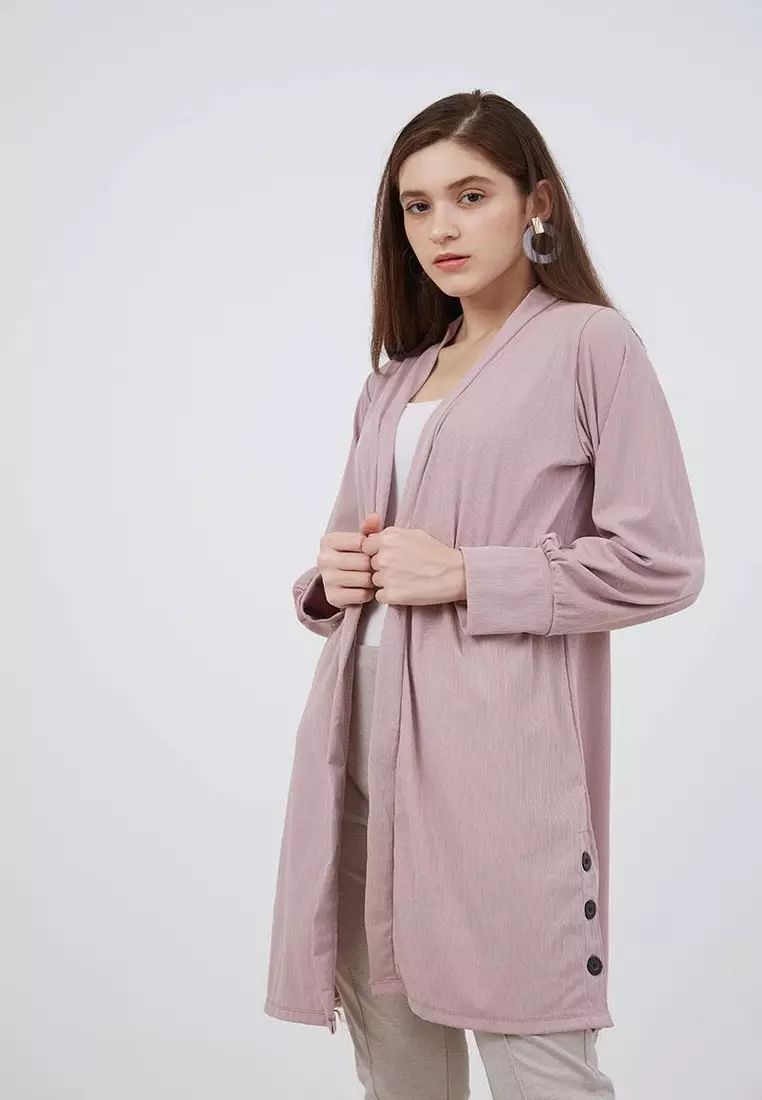 Jual Berrybenka Label Sophie Vesia Long Cardi Cream Original 2025 ...