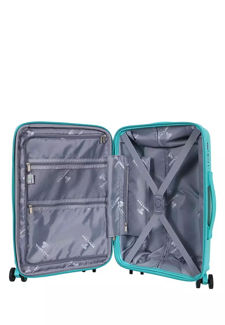 Jual Travel Time Travel Time Koper PP TRUNK 20 inci HY827-20 Ice Blue ...
