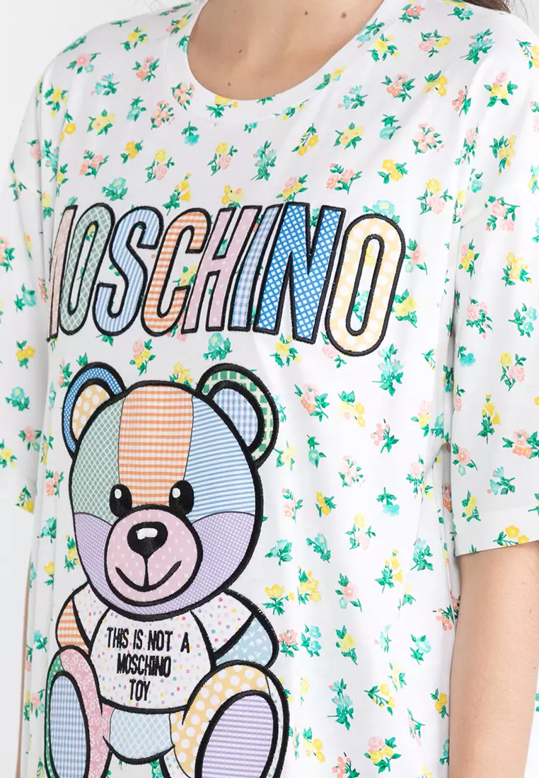 Jual MOSCHINO Print T-Shirt (zt) Original 2024 | ZALORA Indonesia