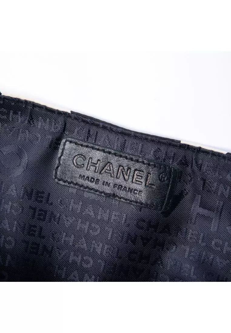 Buy Chanel Pre-Loved Chanel Small Silk And Lambskin Net Tahiti Flap ...