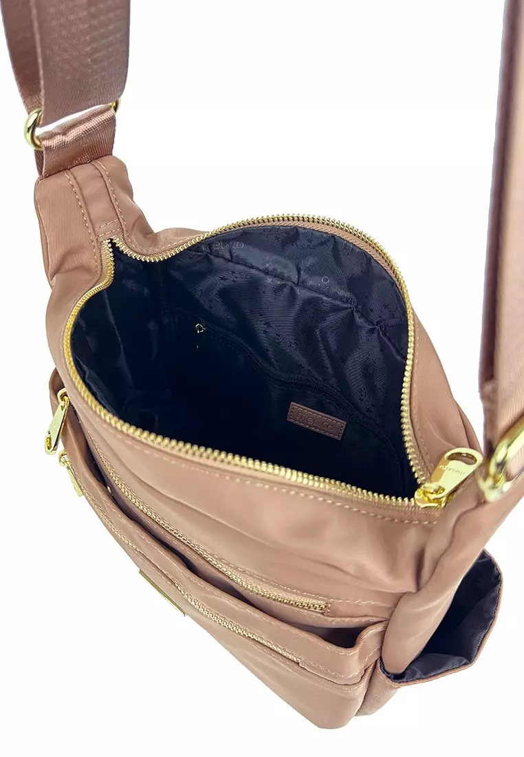 Buy Mel&Co Nylon Multi Compartment Sling Bag 2025 Online | ZALORA