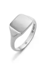 Buy Kuzzoi Ring Men Signet Square 2026 Online | ZALORA