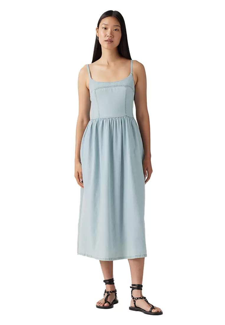 Jual Levi's Levi's® Women's Alessie Bustier Dress (001WB-0000) Original ...