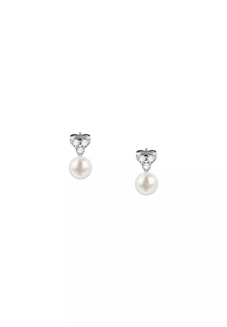 Buy Morellato Morellato Perla Women's Silver 925 Pearl Earrings SAER52 ...