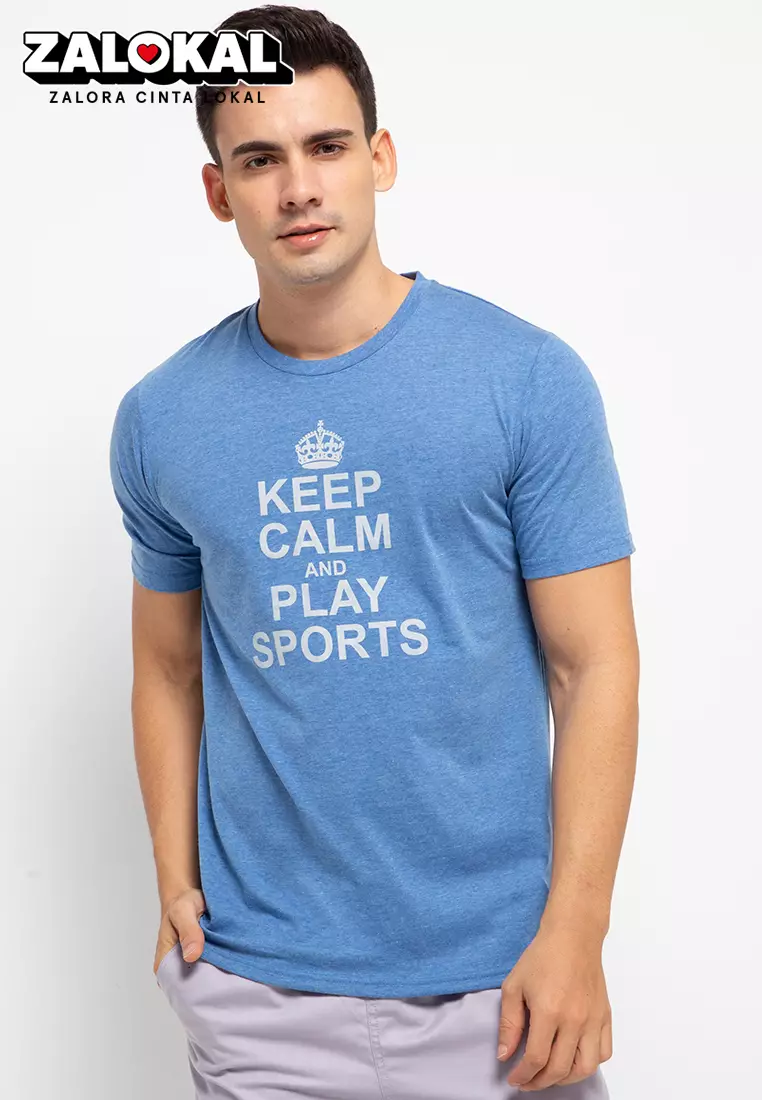 Jual Sport High Tshirt Sleeve Print Original 2024 | ZALORA Indonesia
