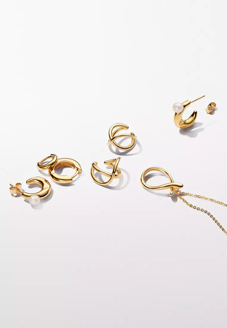 Buy PANDORA Pandora Essence 14k Gold Plated Organically Shaped Infinity ...