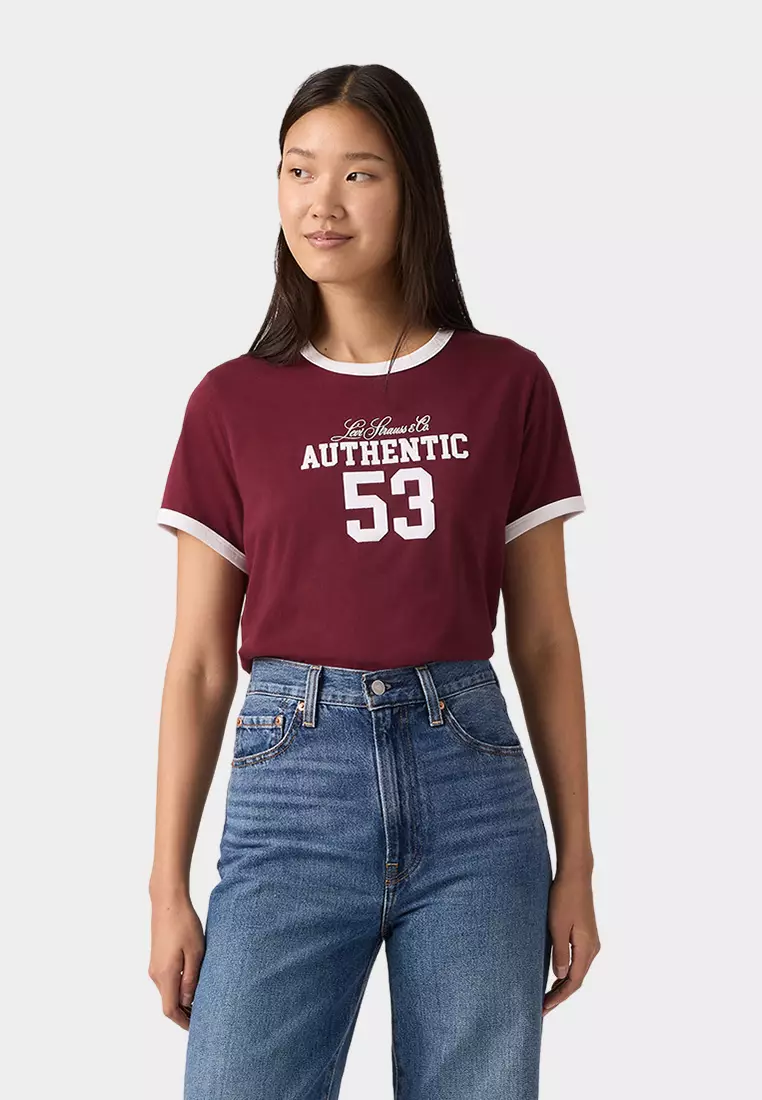 Buy Levi's Women's Graphic Favorite Ringer Tee 005H2-0002 2026 Online ...