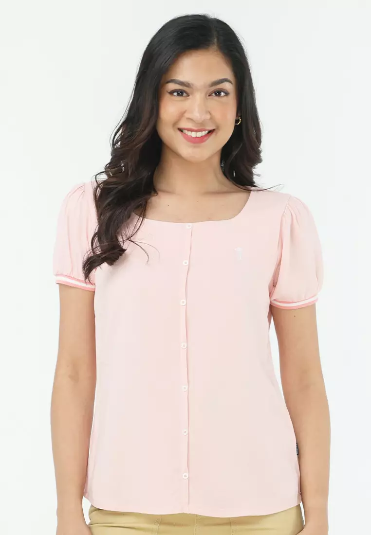 Buy Bossini Ladies Bold Twill Rayon Short Sleeves Blouse 2025 Online ...