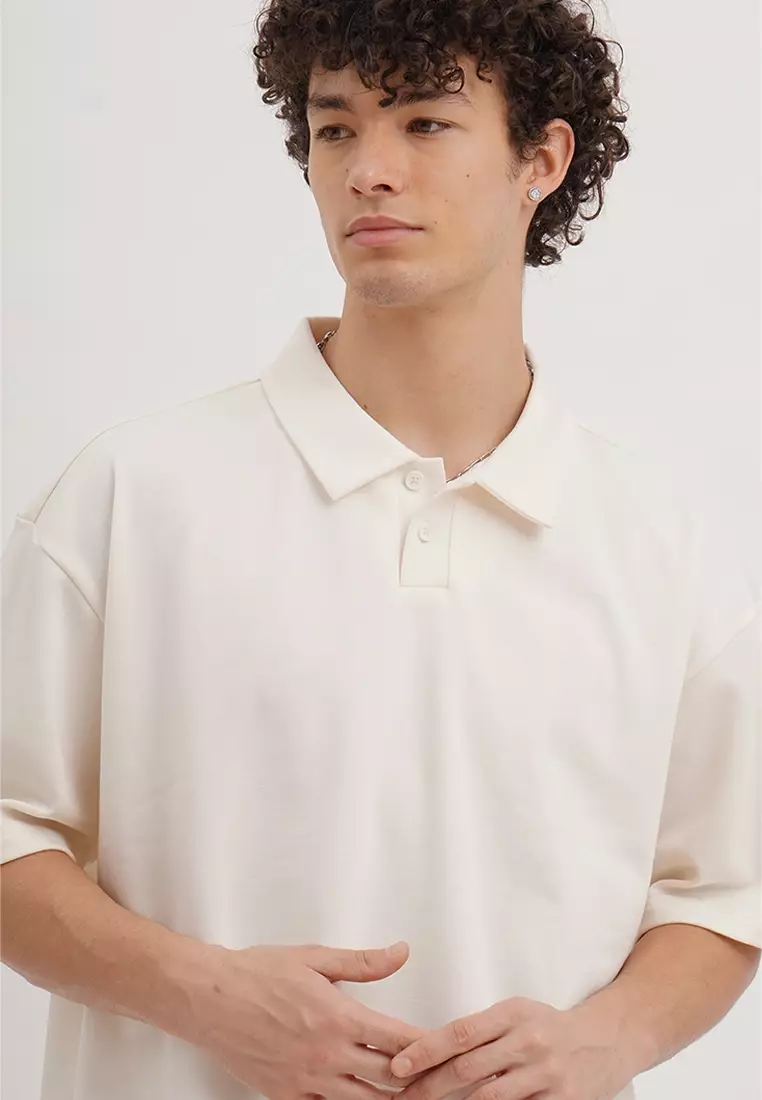 Buy Penshoppe Boxy Fit Polo 2025 Online | ZALORA