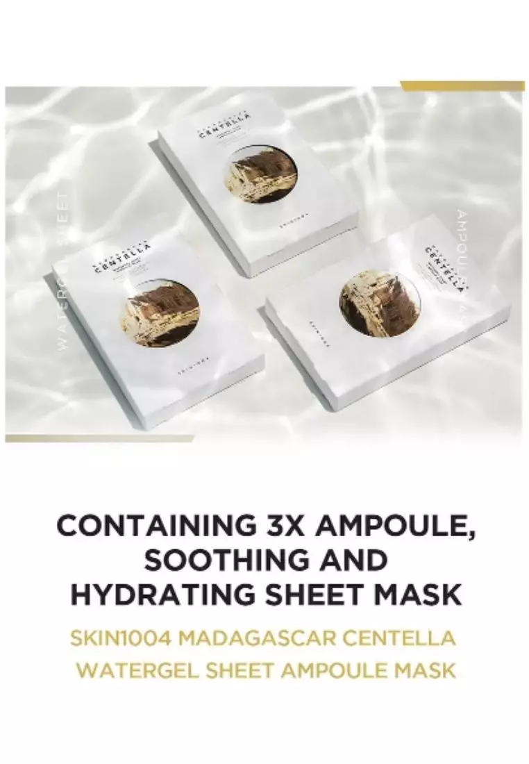 Buy SKIN1004 SKIN1004 Centella Watergel Sheet Ampoule Mask 5Pcs 2026 ...