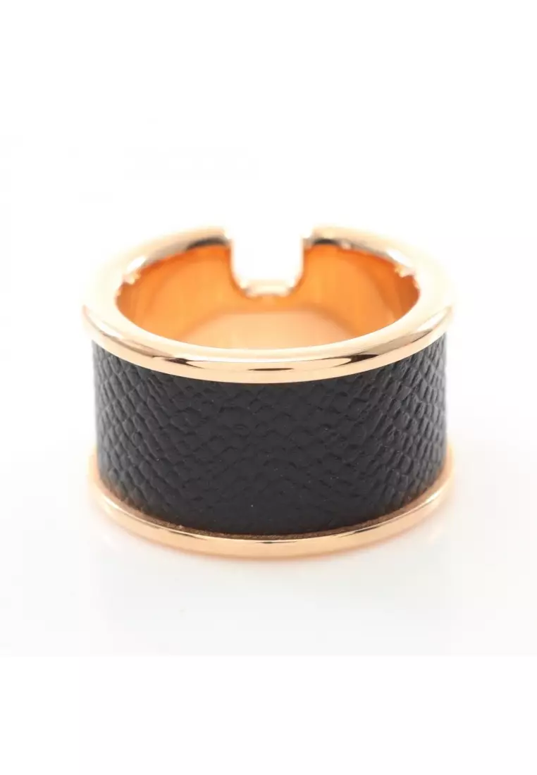 Buy HERMES Pre-Loved Hermès Olymp GM ring ring GP Veau epsom Pink gold ...