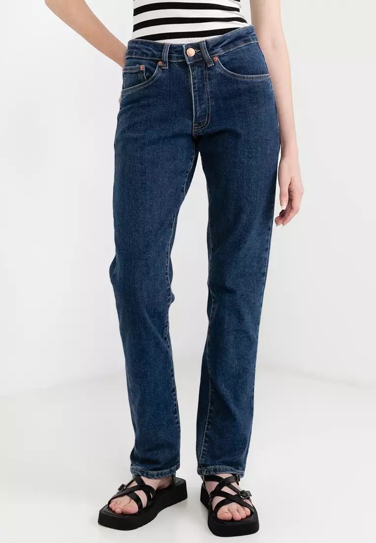 Buy Electro Denim Lab Nerd Loose Tapered Mom Jeans Online | ZALORA Malaysia
